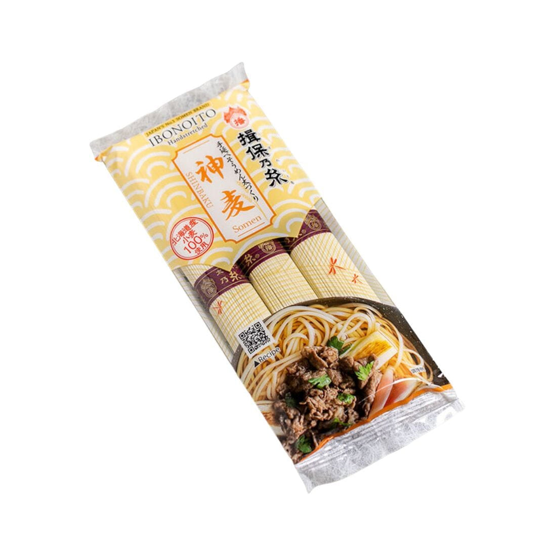 Ibonoito Shinbaku Tenobe Japanese Somen Noodle 240g Pack — Honeydaes ...