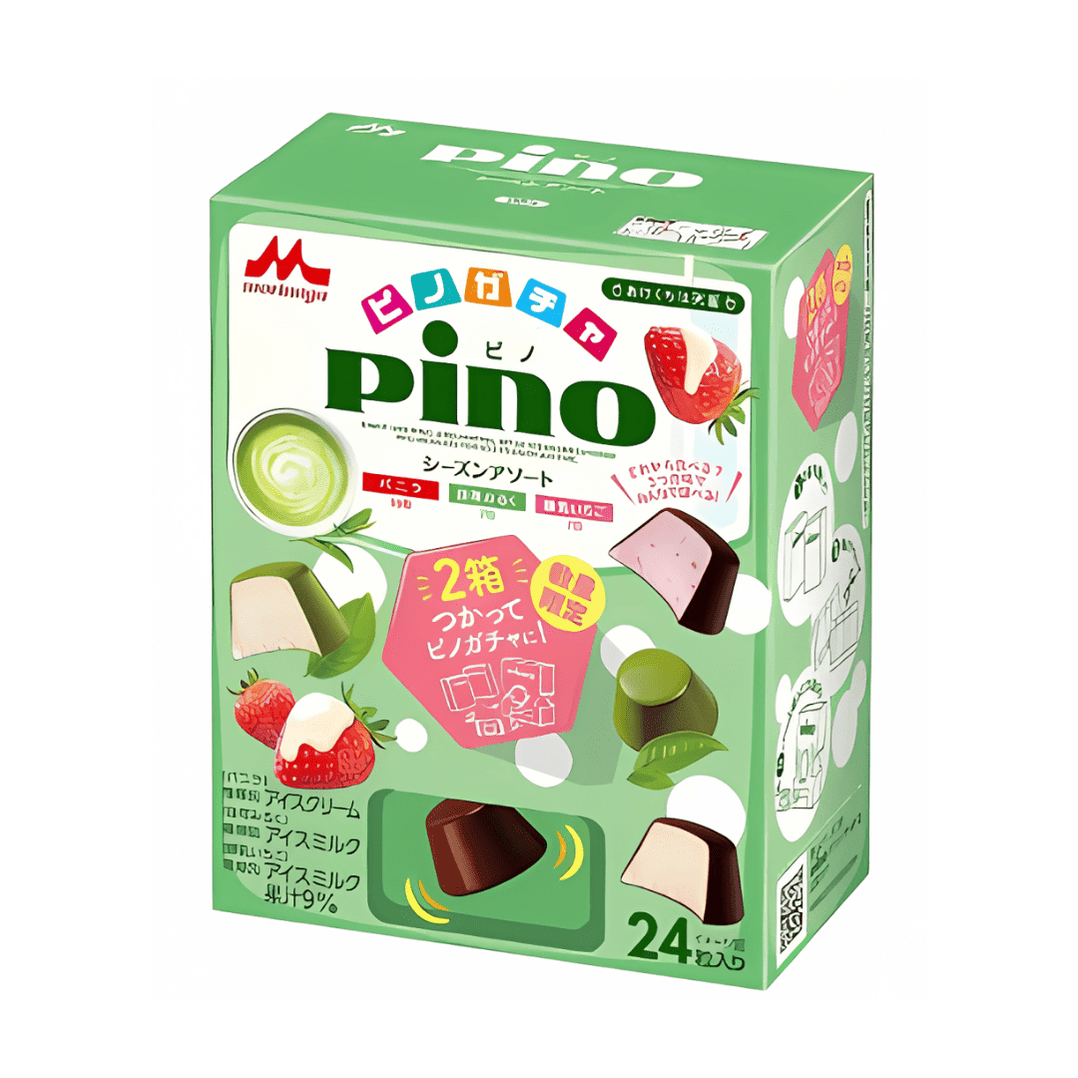 Morinaga Milk Pino Seasonal Flavors Japan Ice Cream (Large 24 pcs) Pac ...