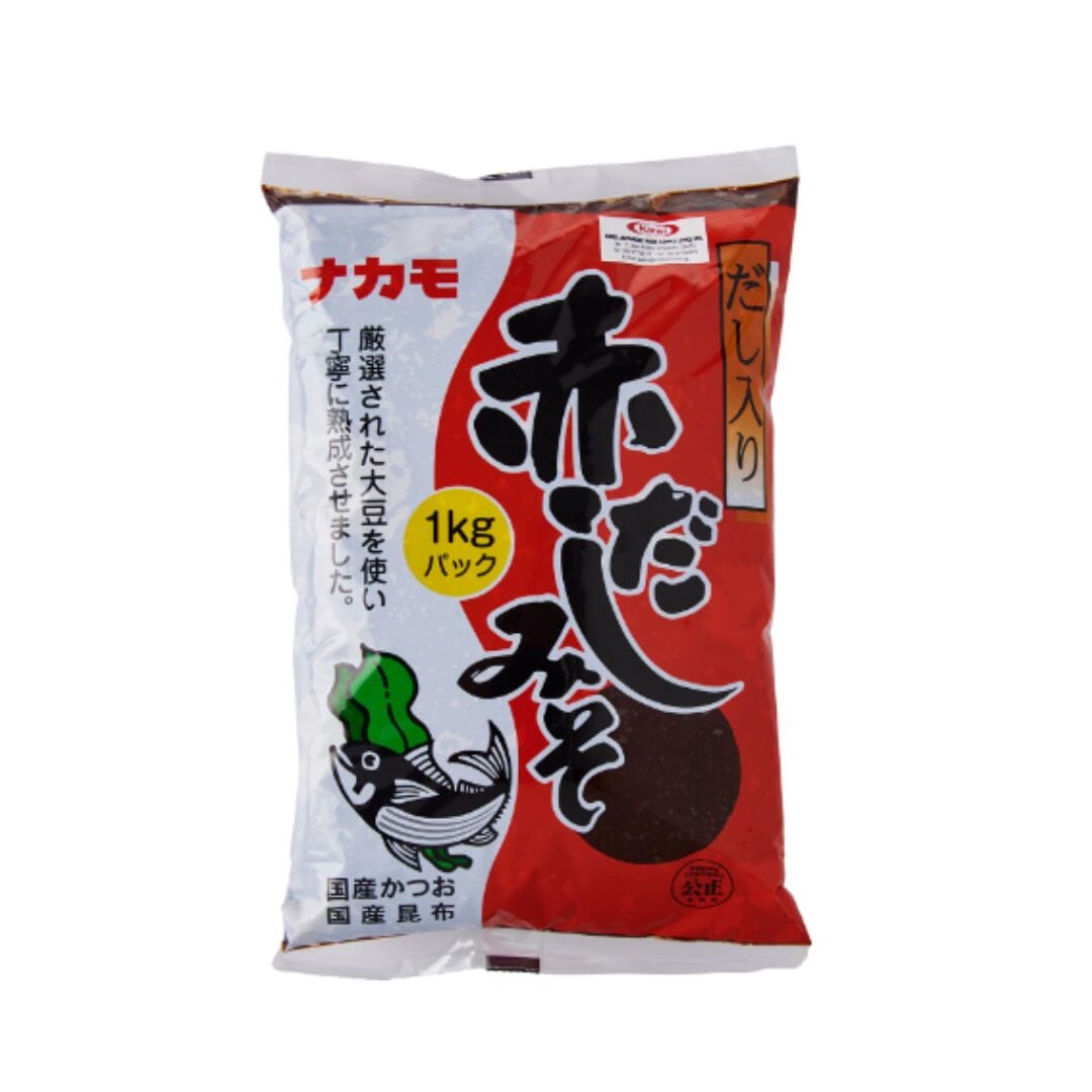 Nakamo Aka Dashi Miso Japanese Red Aged Miso Paste 1kg — Honeydaes ...