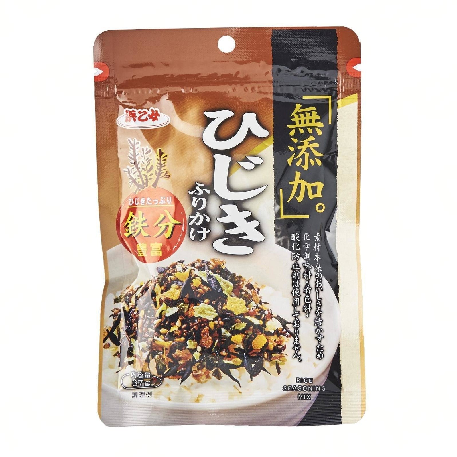 浜乙女 無添加ひじき Hamaotome Mutenka Hijiki Seaweed Furikake 35g — Honeydaes - Japan Foods Grocery Online