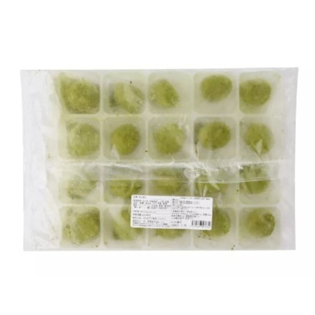 Frozen Matcha Ohagi Japanese Traditional Green Tea Red Bean Paste Dess ...